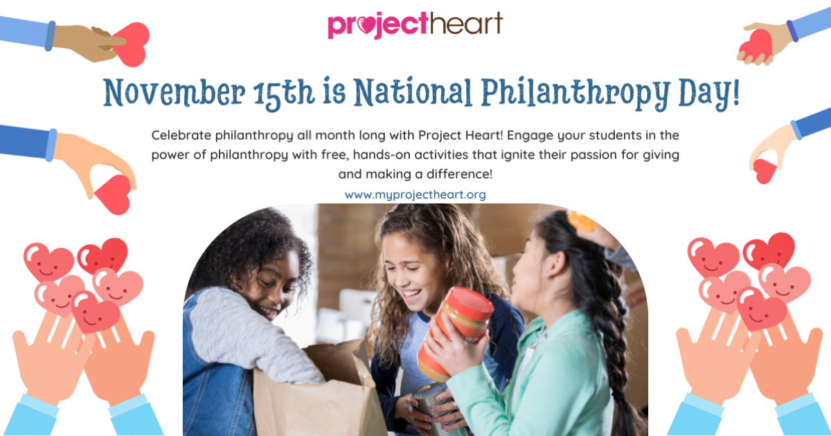 Project Heart | Celebrate National Philanthropy Month with Project…